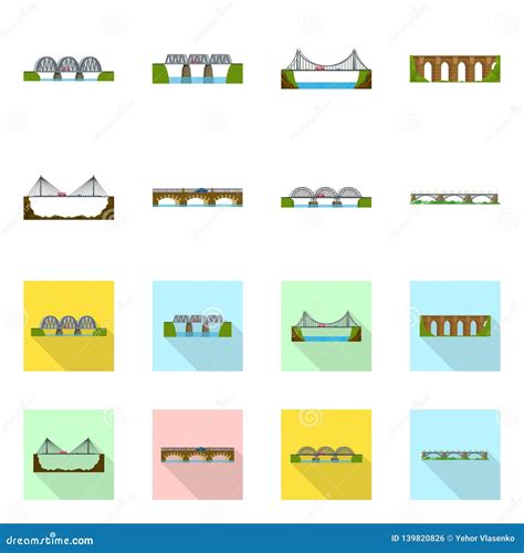 Isolated Object Of Connection And Design Symbol Collection Of Connection And Side Stock Symbol