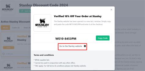 Verified 20 Off Stanley Promo Coupon Codes