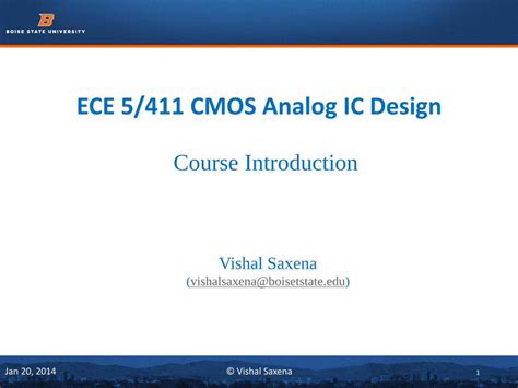 Pdf Ece 5411 Cmos Analog Ic Design Dokumentips