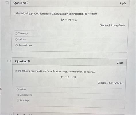 solved is the following propositional formula a tautology