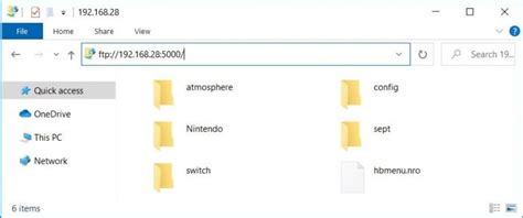 Transfer Files To Nintendo Switch Via Wi Fi FTP CFWaifu