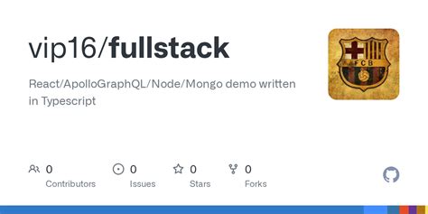 Github Vip16fullstack Reactapollographqlnodemongo Demo Written In Typescript