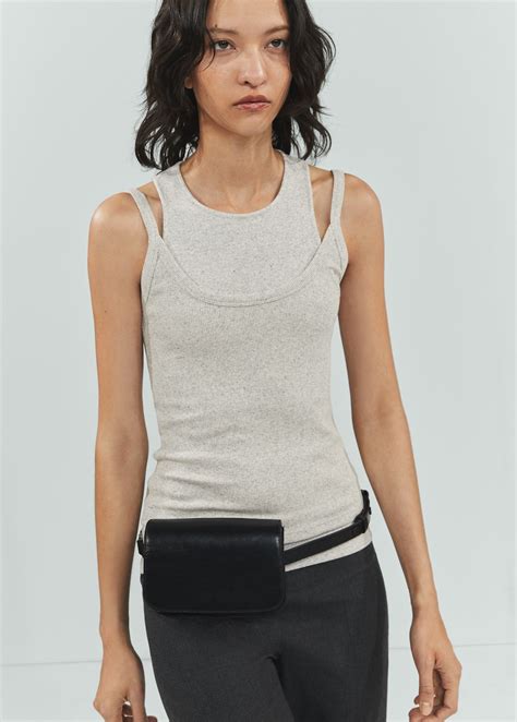 Low Cut Tank Top Woman Mango Usa