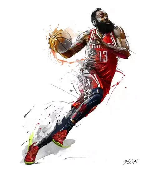 换壁纸的机会又来了NBA球星彩绘漫画版这个画风是你的菜