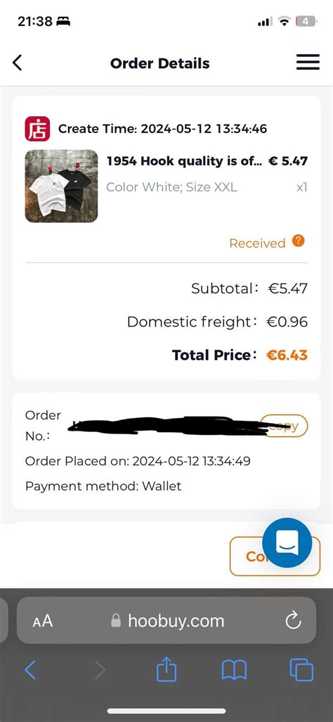 Items On Recieved For 9 Days R Hoobuy