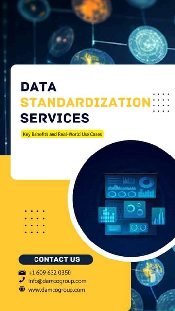 Data Standardization Services Key Benefits And Real World Use Cases Pdf