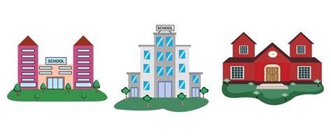 High School Building 2d Design