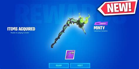 Earn A Free Minty Axe Code Right Now Fortnite X Target