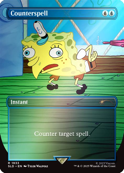 Secret Lair X Spongebob Squarepants Internet Sensation Foil Edition Secret Lair Store