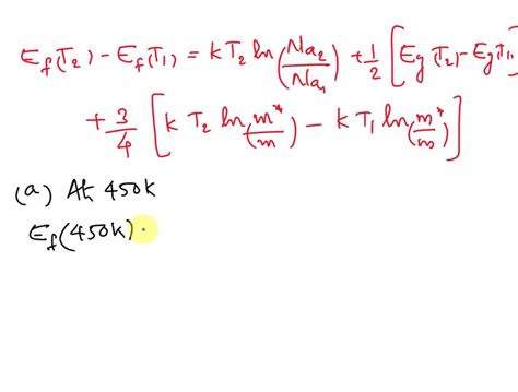 Solved In A P Type Semiconductor The Fermi Level Lies 04 Ev Above