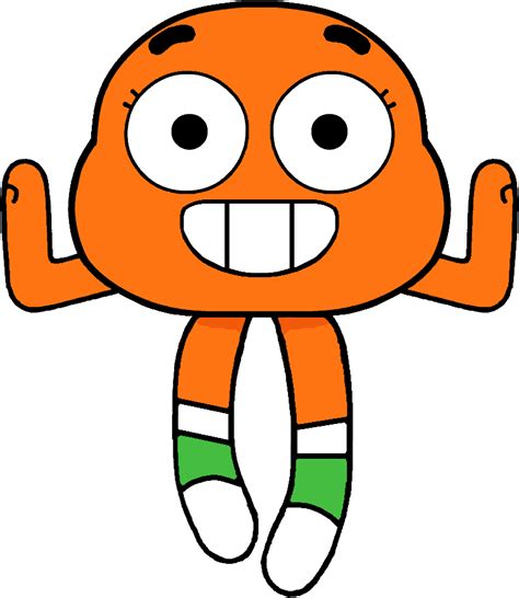 Darwin Watterson Touch Body On Screen Fanart By Mfsjst On Deviantart