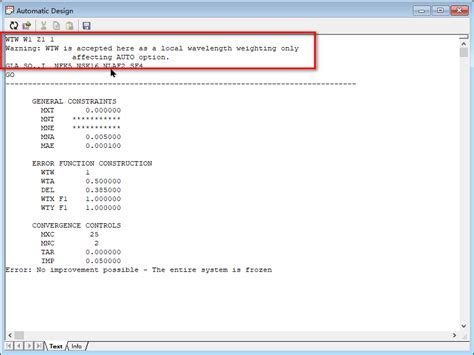 Codev是否有类似zmx多重结构cwgt的控制方法。 外星喵 光学课堂