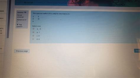 Solved Question 4 Let A Be Any Square Matrix Then One Of