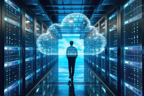 Premium Photo Cloud Computing Security And Data Storage Concept