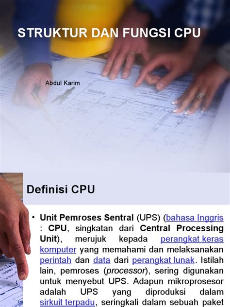Struktur Dan Fungsi Cpu 4 Pdf
