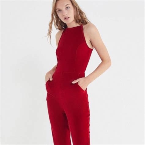 Urban Outfitters Pants And Jumpsuits Urban Outfitters Velvet Jumpsuit
