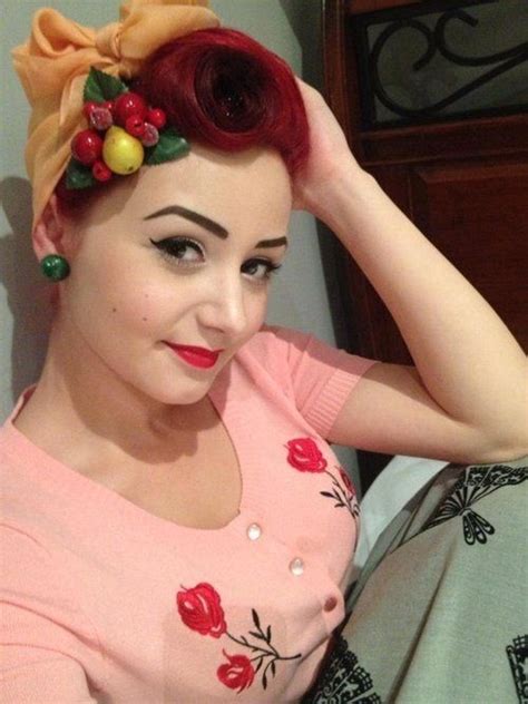Alternative Pinup On Twitter Pin Up Hair Rockabilly Hair Retro Hairstyles