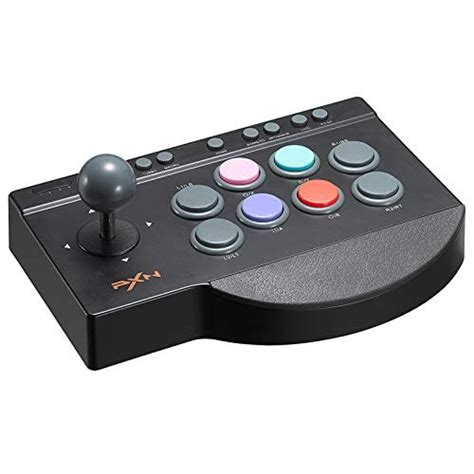 Pxn 0082 Fight Stick Joystick Arcade Fight Stick With Turbo Macro Functions Plug And