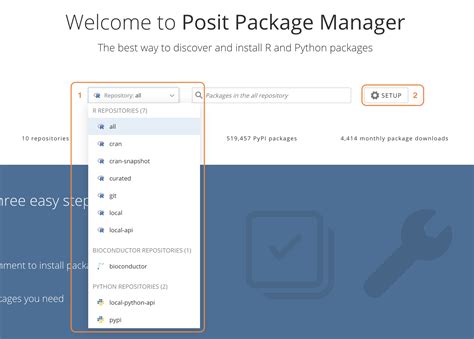 obtaining a repository url posit package manager documentation
