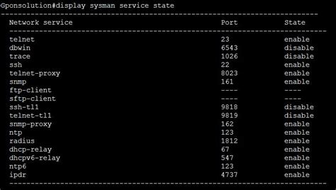 Ssh Service Enable Or Disable Huawei Olt Gpon Solution