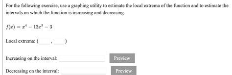 Solved For The Following Exercise Use A Graphing Utility To