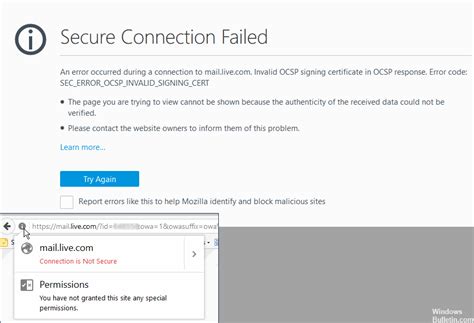Solución Sec Error Ocsp Invalid Signing Cert En Firefox Tutoriales Del Boletín De Windows R
