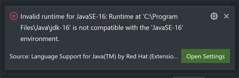 Java 16 Support · Issue 1896 · Redhat Developervscode Java · Github