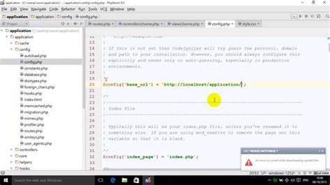 Codeigniter 3 Base Url Lesson 6 Youtube