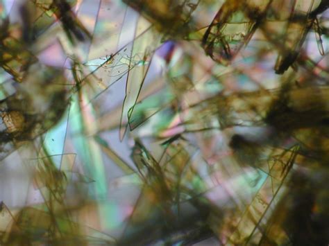 Crystal Shards Optical Microscope Microscopy Chemical