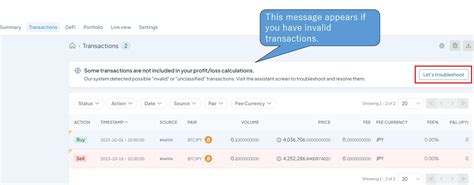 correcting invalid transactions readme too cryptact help center