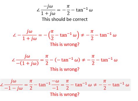 How Do I Find The Phase Of A Transfer Function In Different Ways