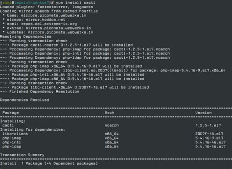 Install Cacti Network Monitoring On RHEL CentOS 8 7 And Fedora 30