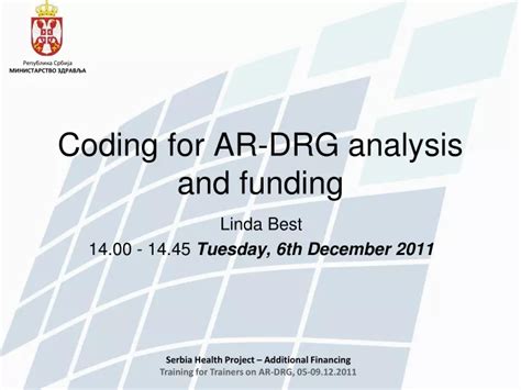 PPT Coding For AR DRG Analysis And Funding PowerPoint Presentation Free Download ID