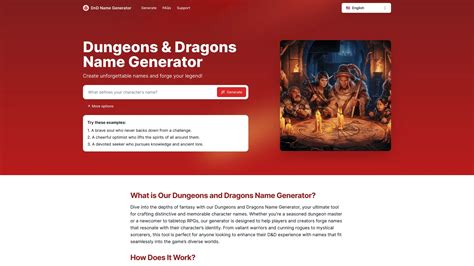 Dnd Name Generator Chatableapps Ai Tools Directory 5000 Ai Solutions