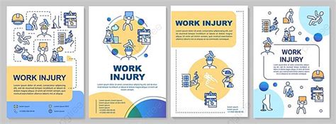 Work Injury Brochure Template Industrial Template Download On Pngtree