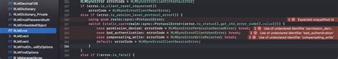 Compiler Error Expected Unqualified Id · Issue 8184 · Realmrealm