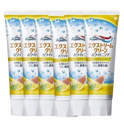 어스 제약 그라구소・스미스 클라인 아쿠아 플래시 Extree무쿠린호와이토닌구 플래시 그레이프 후르츠 치약 140g ×6개의약 재팬스토어 일본약 의약품 전문 직구 쇼핑몰