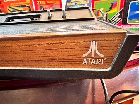 Atari 2600 Console 2 Joystick Controllers 2 Paddles 10 Games Ebay