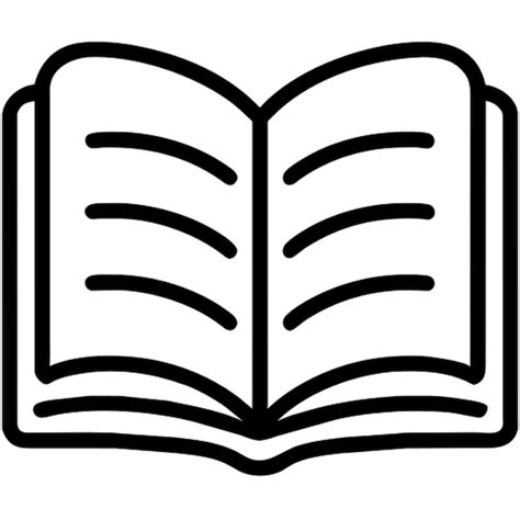 Premium Vector Open Book Icon Outline