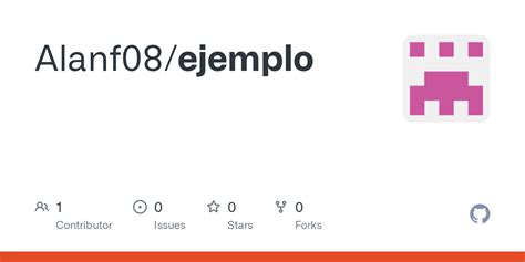 GitHub Alanf08 Ejemplo