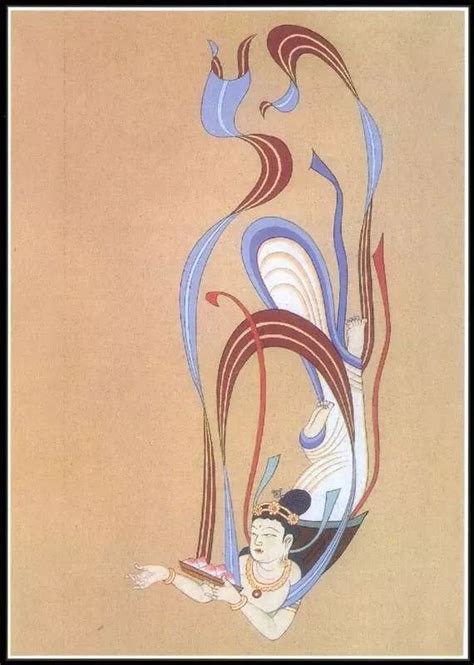 飞天画图片儿童画美术大山谷图库