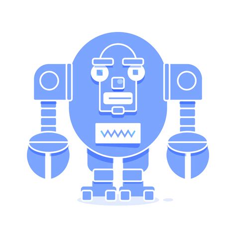 Bot Icon Chatbot Icon Concept Cute Smiling Robot Vector Modern Line
