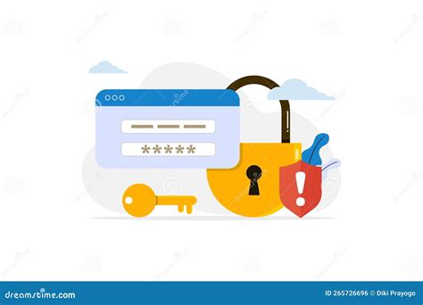 Security Shield Lock Password Protection Against Cyber Crimes Data Encryption Or Privacy