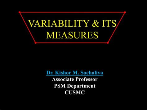 Different Types Variability And Its Measures Pptx