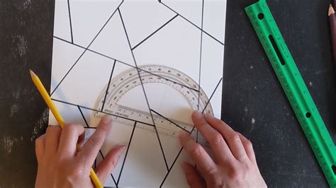 Angles And Protractor Art Project YouTube