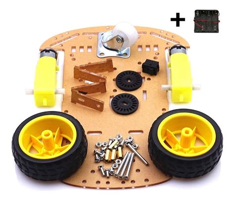 Kit Carro Robot Bluetooth 2 Llantas Arduino Envío Gratis