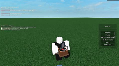 Roblox Script Showcase Episode319gramophone Music Player Youtube