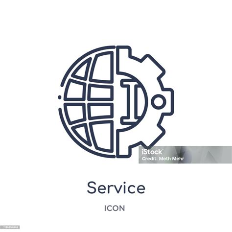 Linear Service Icon From Marketing Outline Collection Thin Line Service