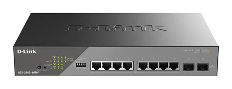 D Link Dss 200g 10mp B Network Switch Managed L2 Gigabit Ethernet 10 100 1000 Power Over