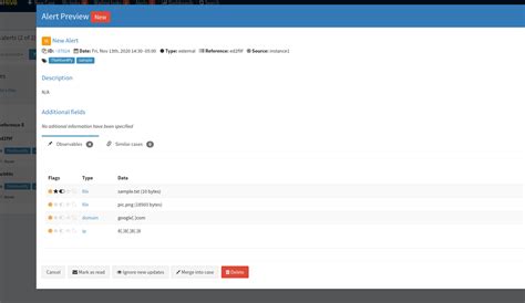 Bug Alert To Case Merge Is Broken In V401 · Issue 1648 · Thehive